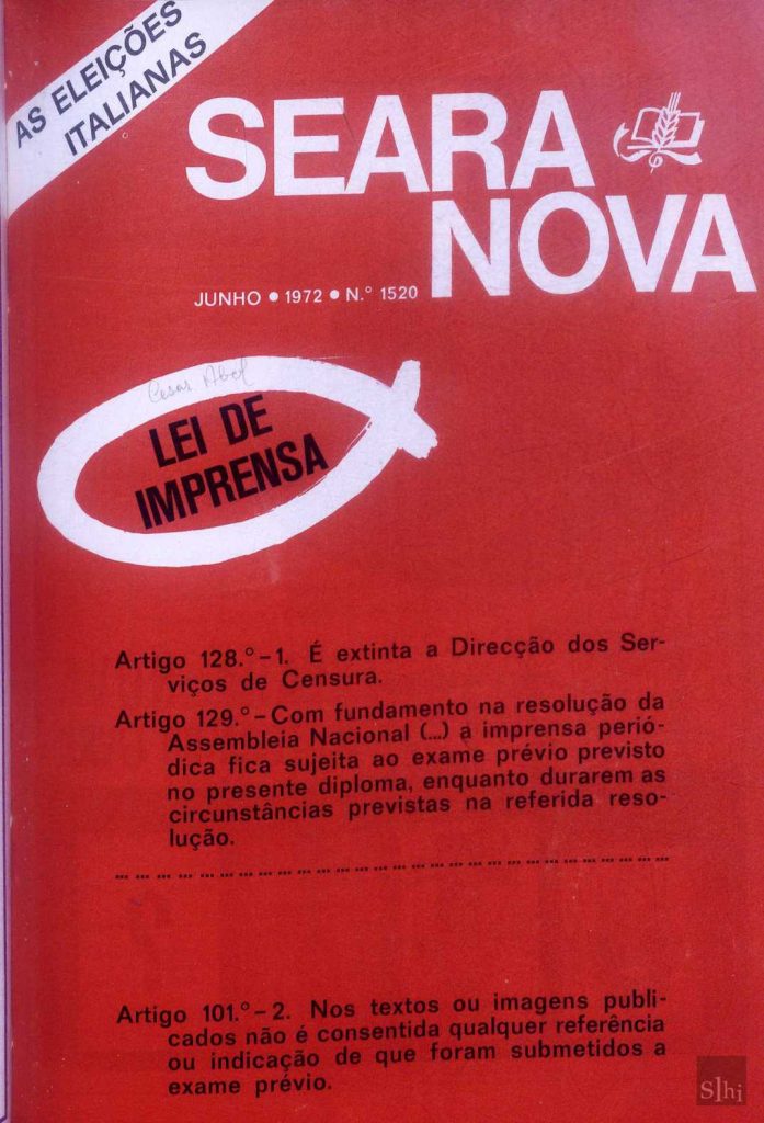 A Seara, a censura e os jornalistas - Seara Nova